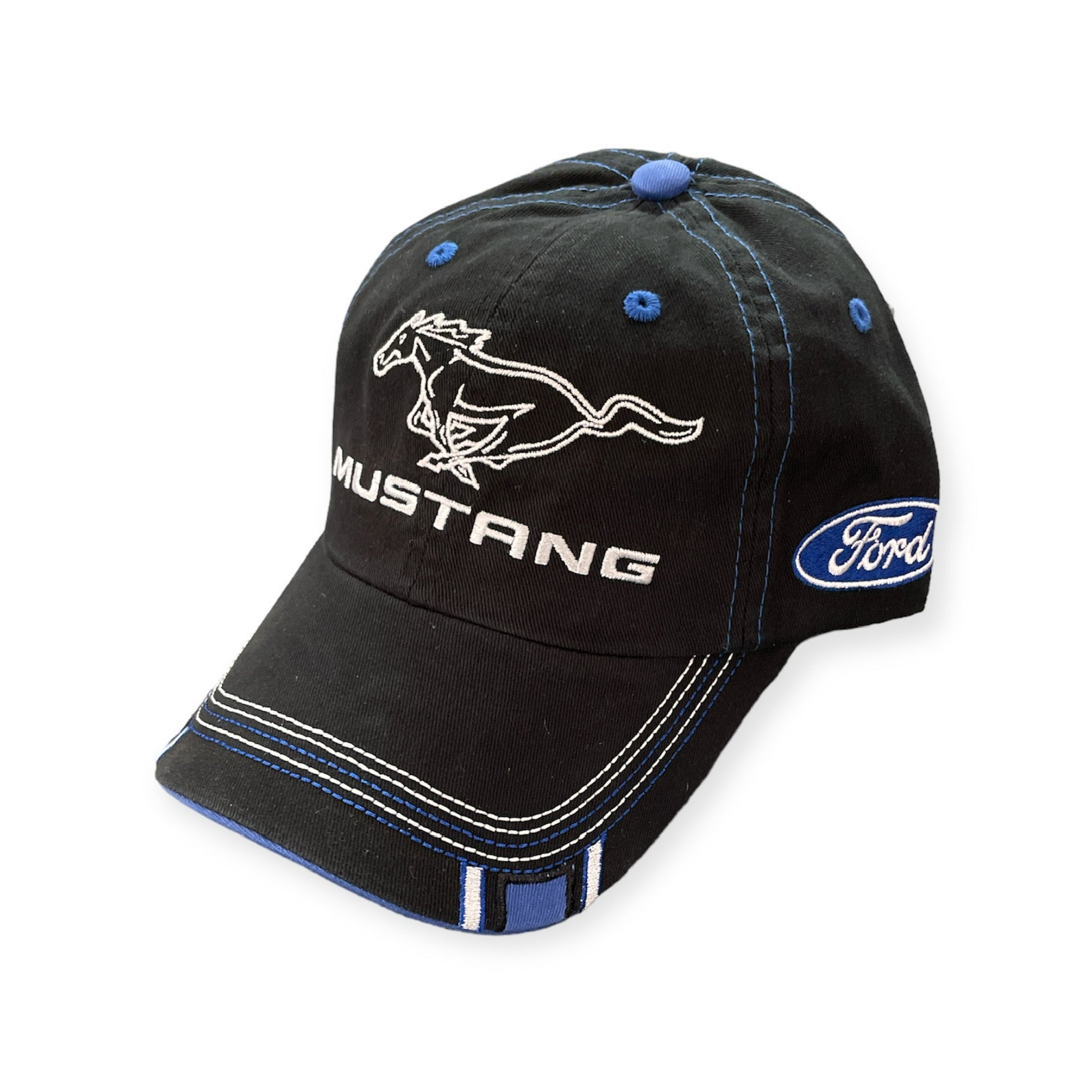 Ford Mustang Basecap Mustang Running Horse Double Stripe – uscar-world