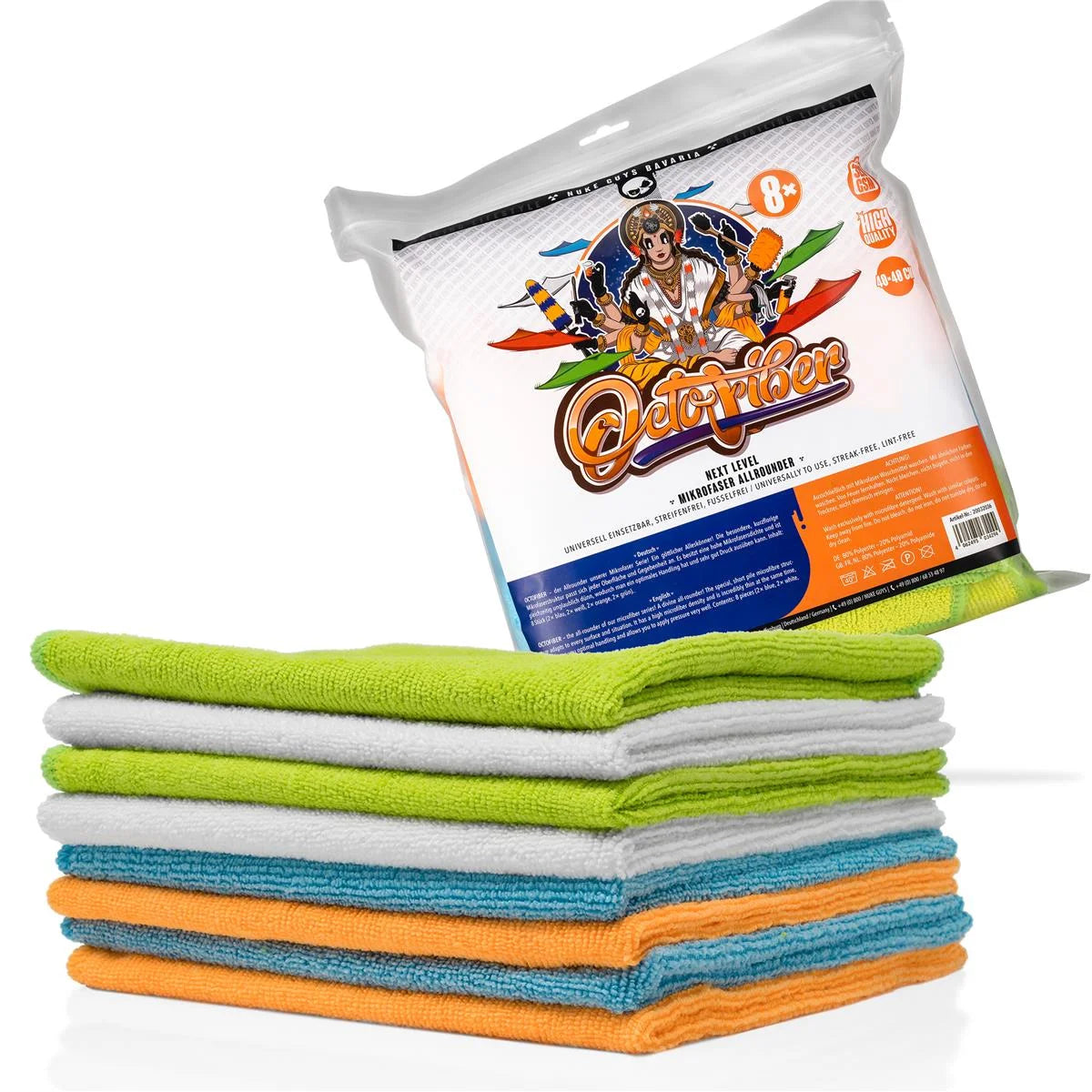 Nuke Guys - Octofiber - Mikrofaser Allrounder - 320 GSM, 40x40cm - ver ...