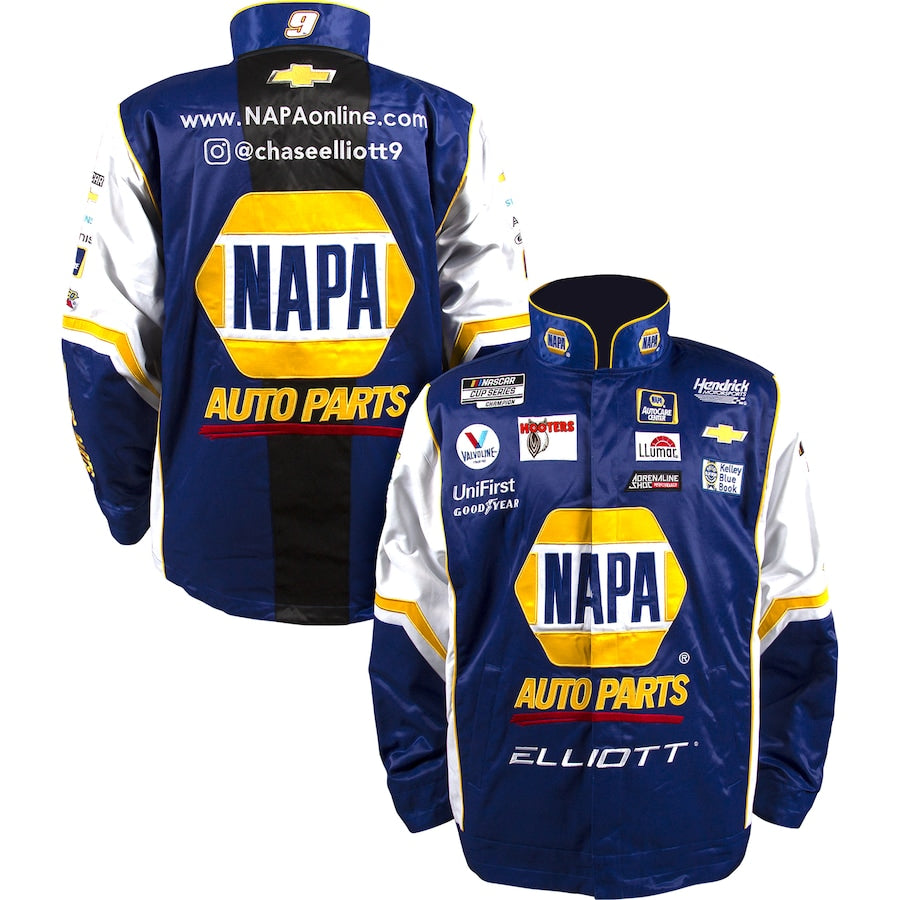 NASCAR Jacke Chase Elliott NAPA Uniform Jacke Blau/Weiß – uscar-world