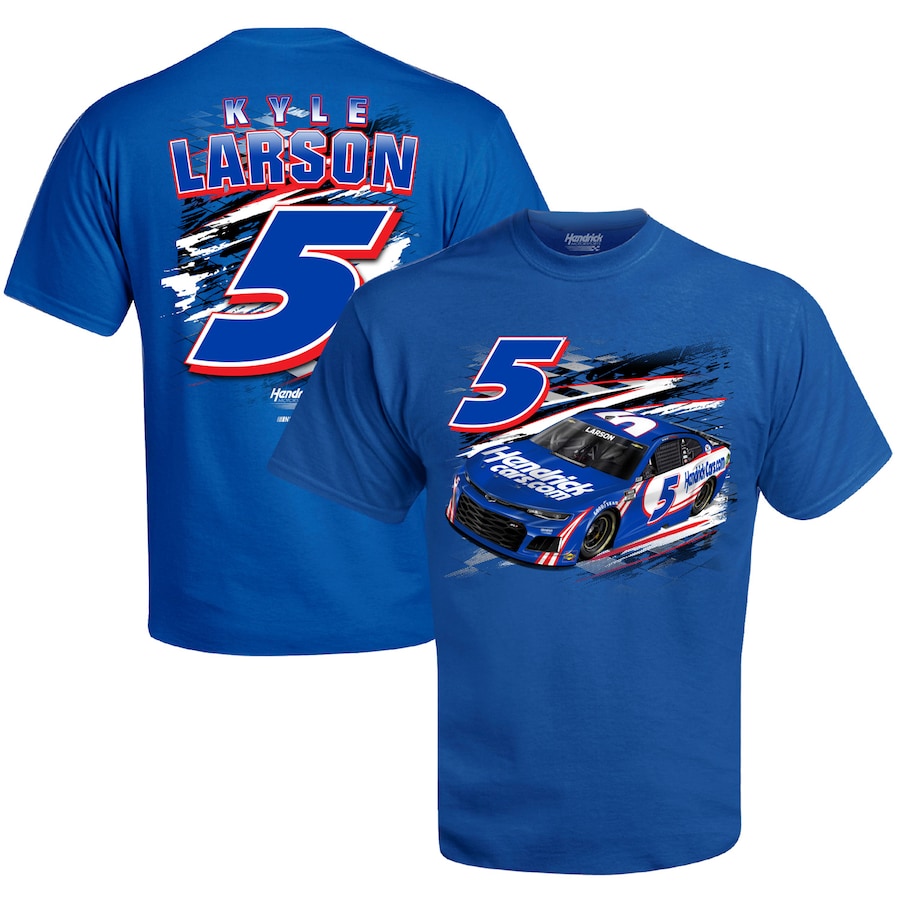 Kyle Larson T-Shirt Hendrick Motorsports Team Collection Royal – uscar ...